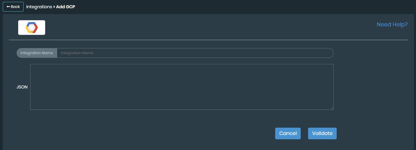 Adding integrations | FortiRecon 23.4.a | Fortinet Document Library