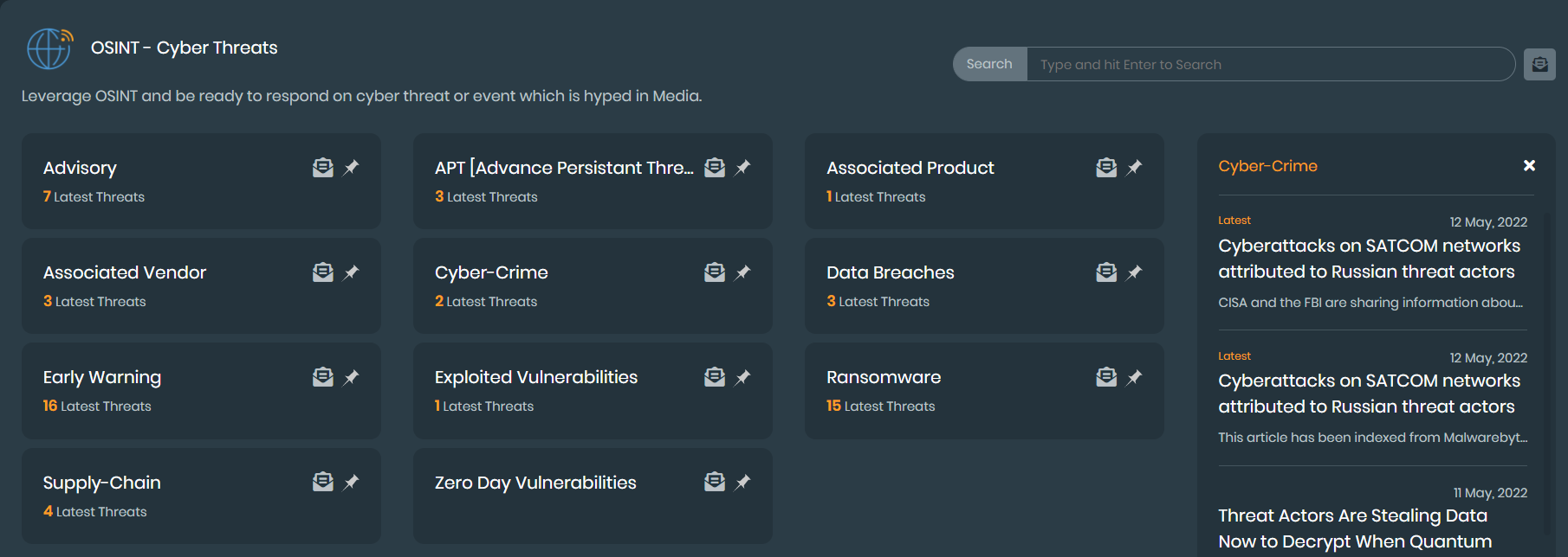 Reviewing threats | FortiRecon 23.4.a | Fortinet Document Library