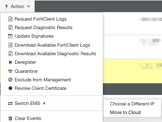 Shifting from FortiClient EMS to FortiSASE | FortiSASE | Fortinet ...