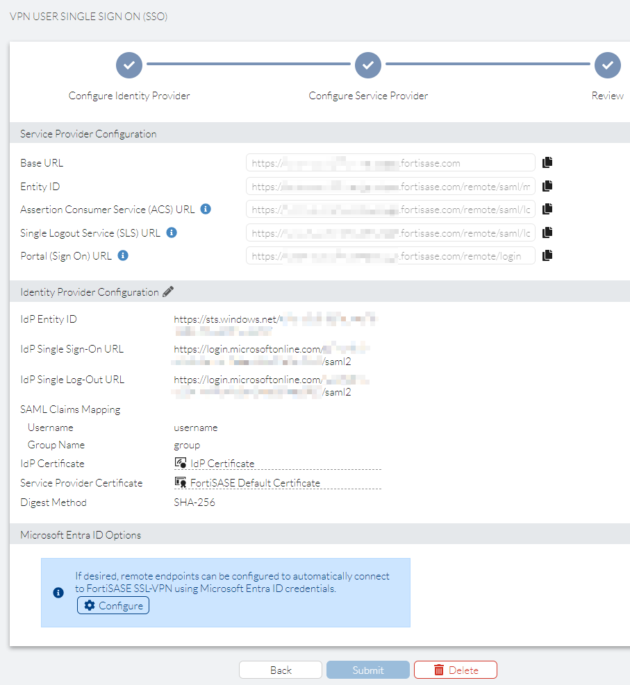 Configuring Microsoft Entra ID options for agent-based autoconnect ...
