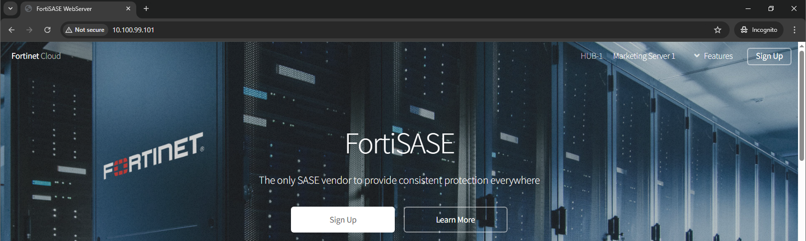Verifying private proxy functionality | FortiSASE | Fortinet Document Library