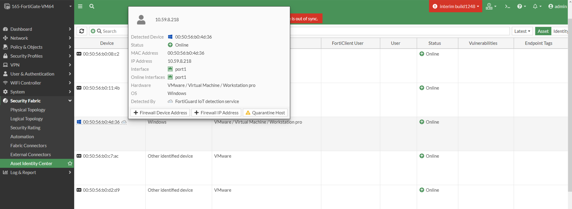 FortiManager to add IoT devices based on FortiOS Asset Identity Center ...