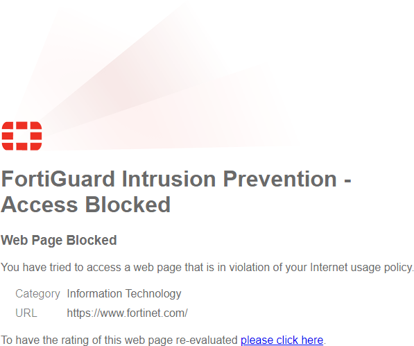 FortiGuard filter | FortiGate / FortiOS 7.0.16 | Fortinet Document Library