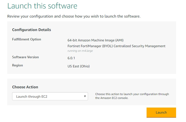 Initial Deployment Fortimanager Public Cloud 6 0 0