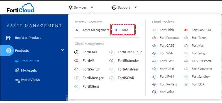 Adding a secondary account using IAM | FortiSOAR Cloud 7.4.0