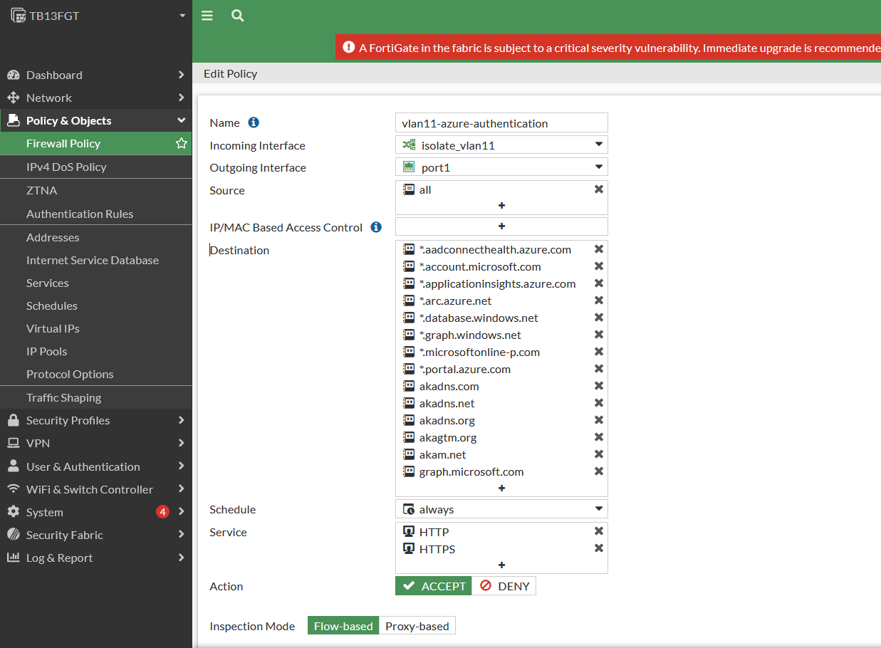 Step 3: Firewall Configuration | FortiNAC-F 7.6.0 | Fortinet Document ...