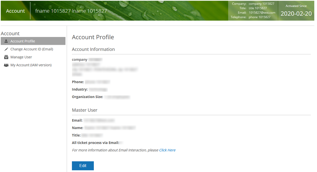 My Account | FortiCloud Account Services 23.3.0
