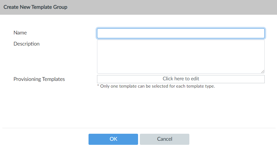 Creating template groups | FortiManager 7.4.3 | Fortinet Document Library