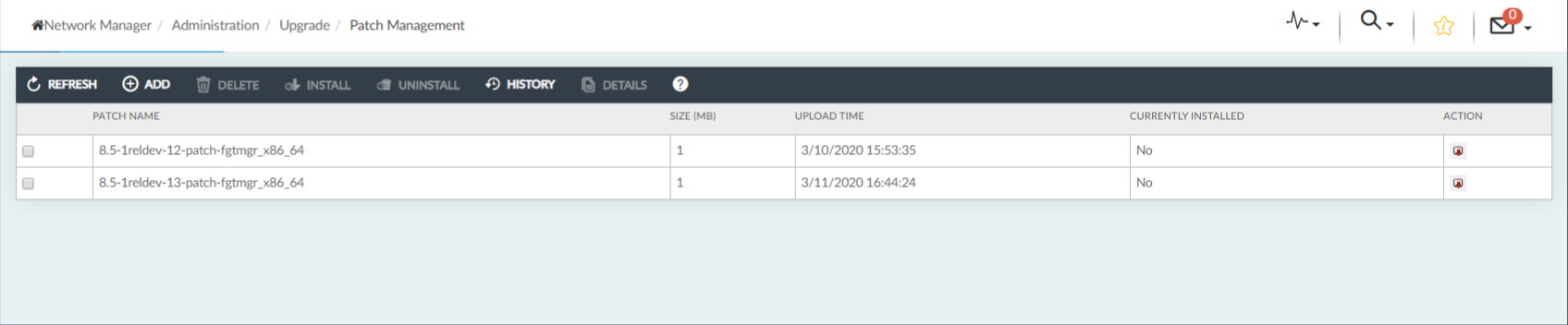 Patch Management | FortiManager 7.4.0