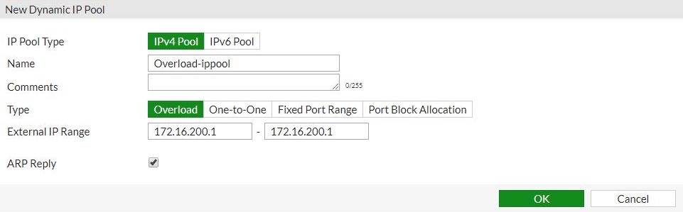 Dynamic SNAT | FortiGate / FortiOS 6.4.15 | Fortinet Document Library