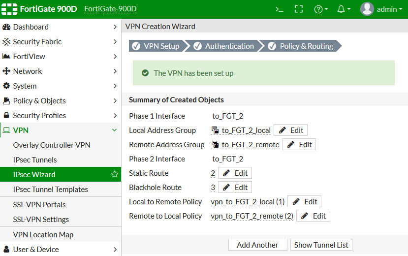 SSL VPN to IPsec VPN | FortiGate / FortiOS 6.4.15 | Fortinet Document ...