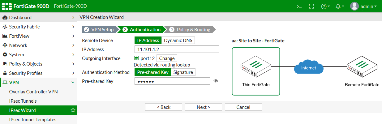 SSL VPN to IPsec VPN | FortiGate / FortiOS 6.4.15 | Fortinet Document ...