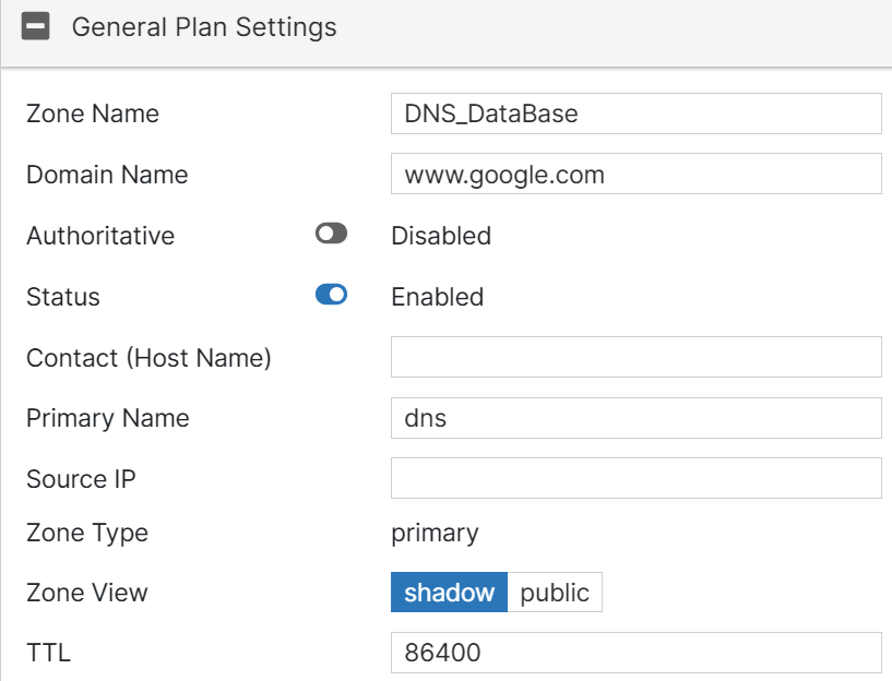 DNS Database Plans | FortiEdge Cloud 25.1.0 | Fortinet Document Library