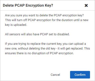 Managing encryption keys | FortiNDR Cloud 2024.6.0 | Fortinet Document ...