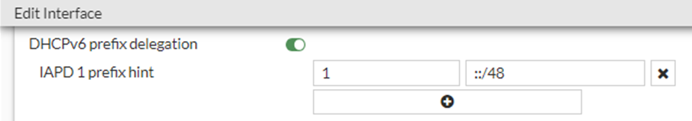 IPv6 prefix delegation | FortiGate / FortiOS 7.4.8 | Fortinet Document ...