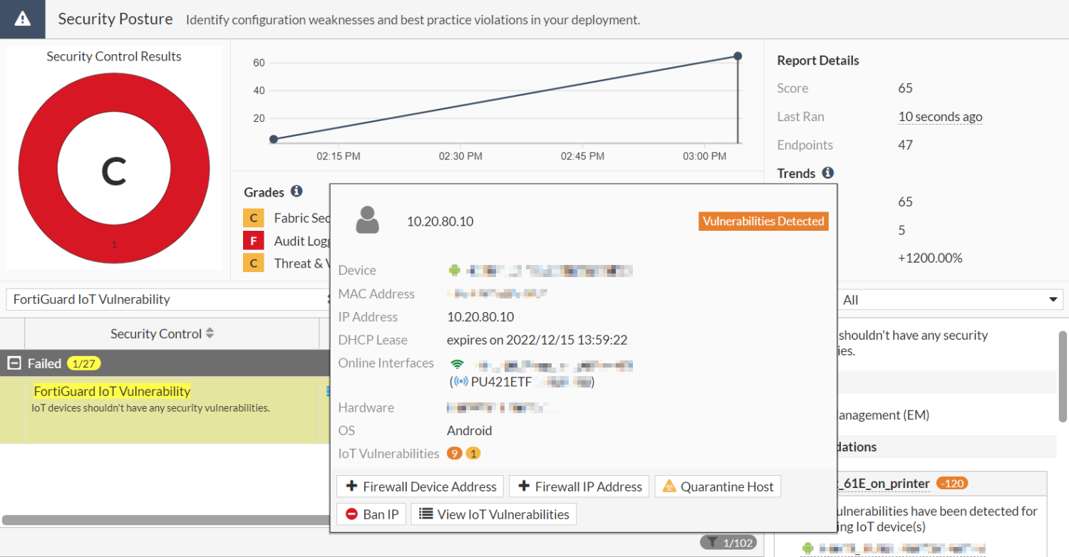 Security rating | FortiGate / FortiOS 7.4.8 | Fortinet Document Library