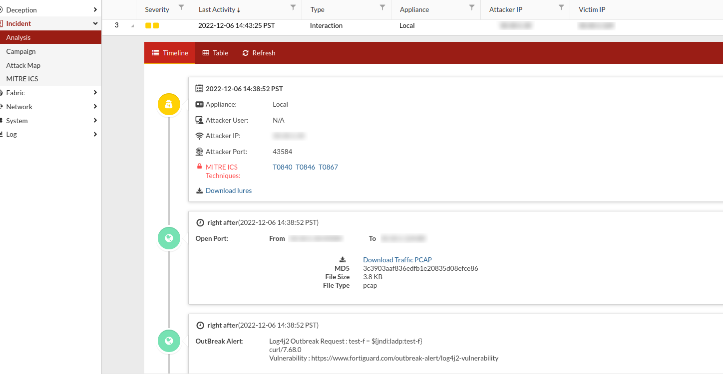 Deception for FortiGuard Outbreak Alerts | FortiDeceptor 6.1.0 ...