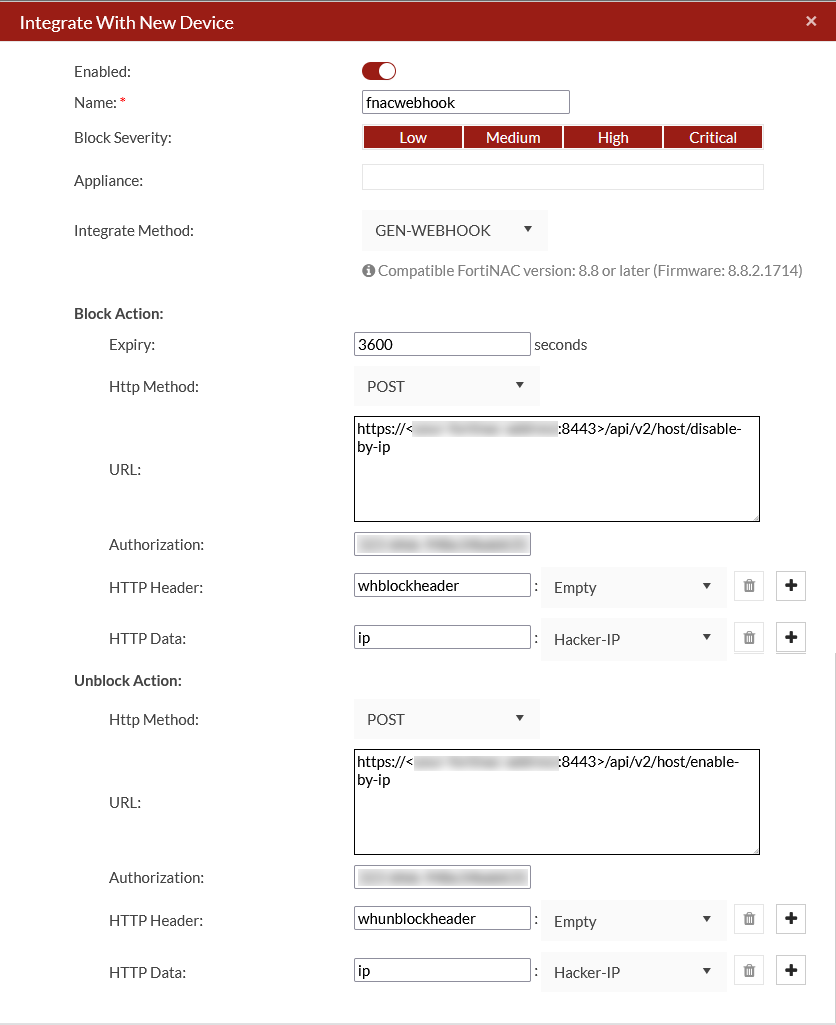 Integration with FortiNAC | FortiDeceptor 6.1.0 | Fortinet Document Library