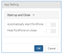 Configuring FortiFone softclient settings | FortiFone 1.0.0