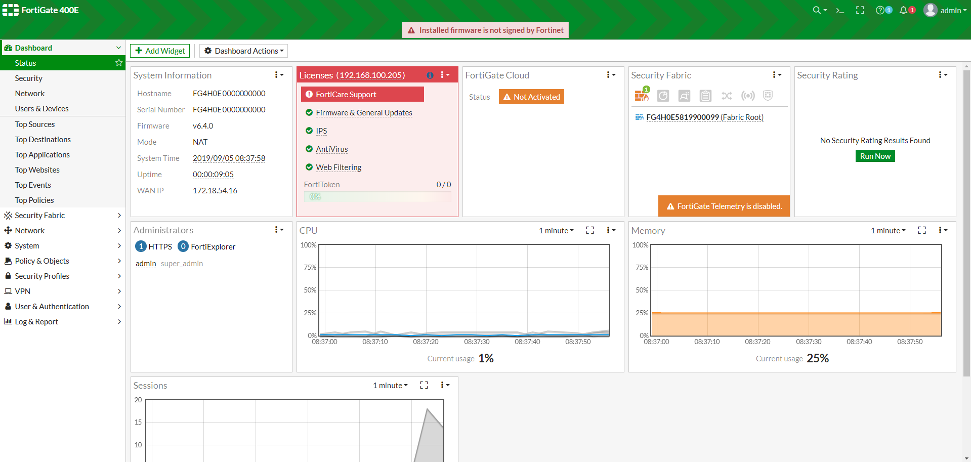 fortigate 300d firmware