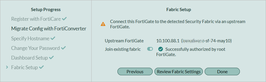 Configuring the root FortiGate and downstream FortiGates | FortiGate ...