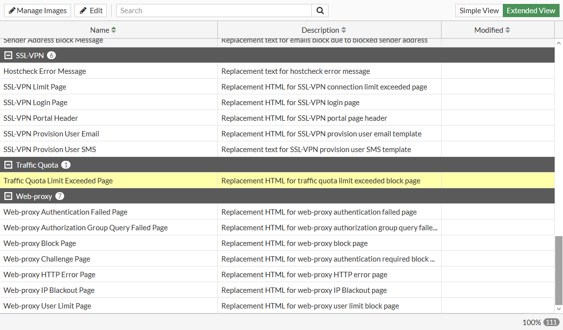 Replacement messages | FortiGate / FortiOS 7.4.7 | Fortinet Document ...