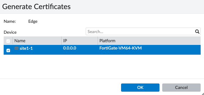 Generating a certificate | FortiGate / FortiOS 7.0.0 | Fortinet ...