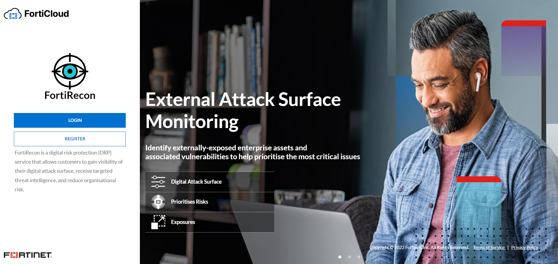 Accessing FortiRecon portal | FortiRecon 24.3.a | Fortinet Document Library