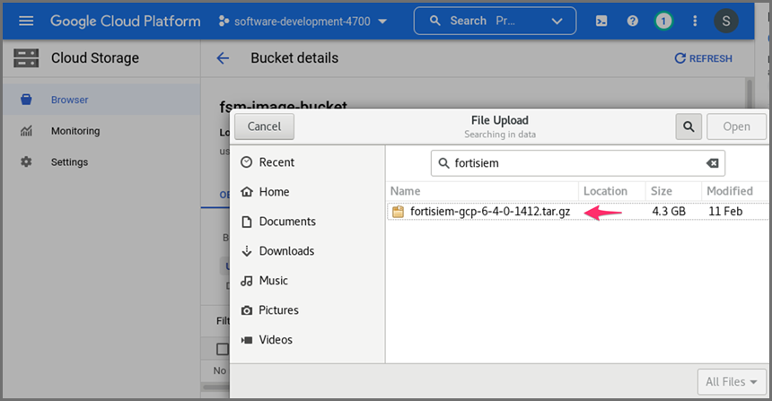 Google Cloud Platform (GCP) Installation Guide | FortiSIEM 6.5.1 ...
