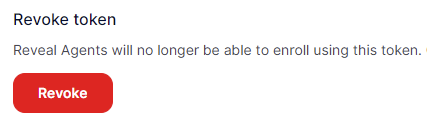 Revoking FortiDLP Agent enrollment tokens | FortiDLP Agent 12.1.0 | Fortinet Document Library
