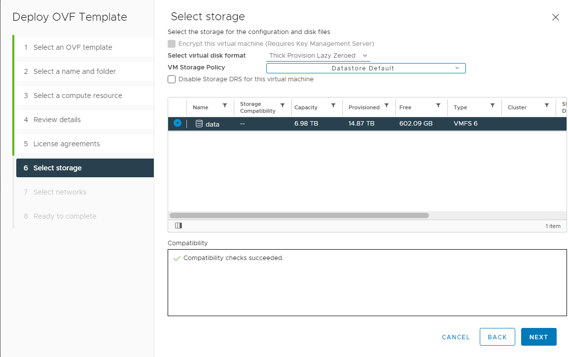 Deploying the OVF file | FortiAnalyzer Private Cloud 7.6.0 | Fortinet ...