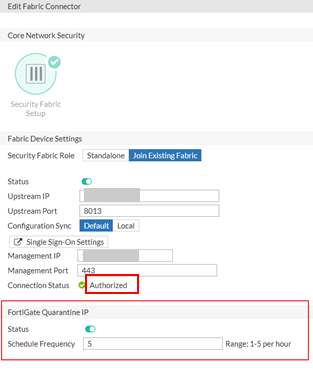 Receiving quarantined source IP addresses from FortiGate | FortiWeb 7.6.3 | Fortinet Document ...