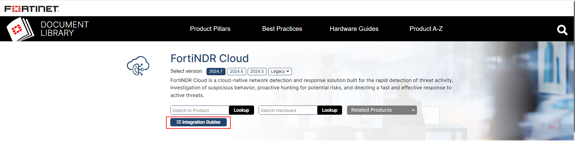 28 August 2024 version 2024.8.0 | FortiNDR Cloud 25.3.0 | Fortinet ...