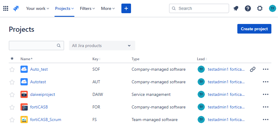 Configure Jira Project Browse Project Permission | FortiCASB 23.2.b