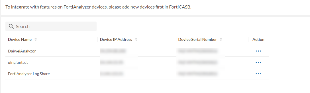 Update FortiAnalyzer on FortiCASB | FortiCASB 23.2.b