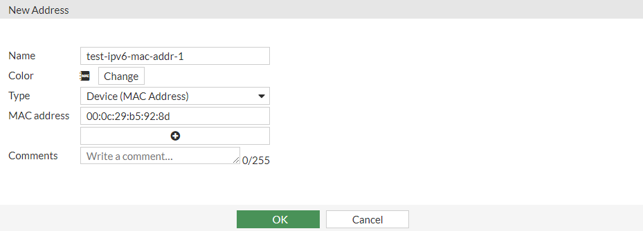 IPv6 MAC addresses and usage in firewall policies | FortiGate / FortiOS ...