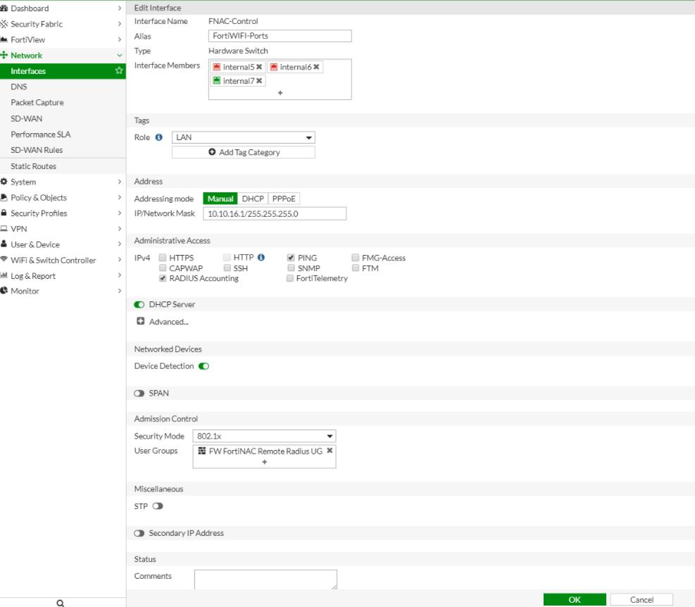 Configure FortiGate | FortiNAC-F 7.6.0 | Fortinet Document Library