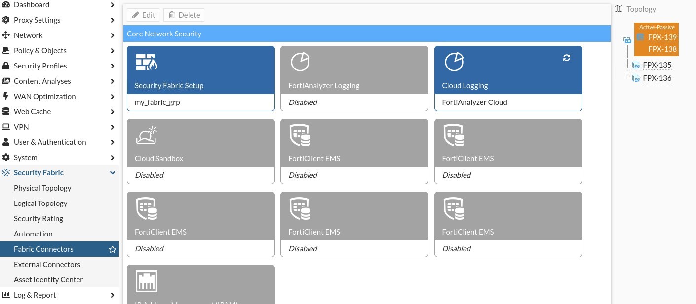 Fabric Connectors | FortiProxy 7.4.5 | Fortinet Document Library