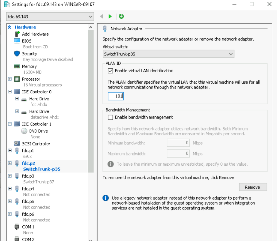 Configure the hardware settings | FortiDeceptor Private Cloud 5.0.0