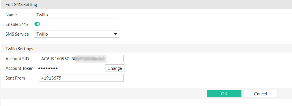 SMS Notifications | FortiGuest 2.2.0 | Fortinet Document Library