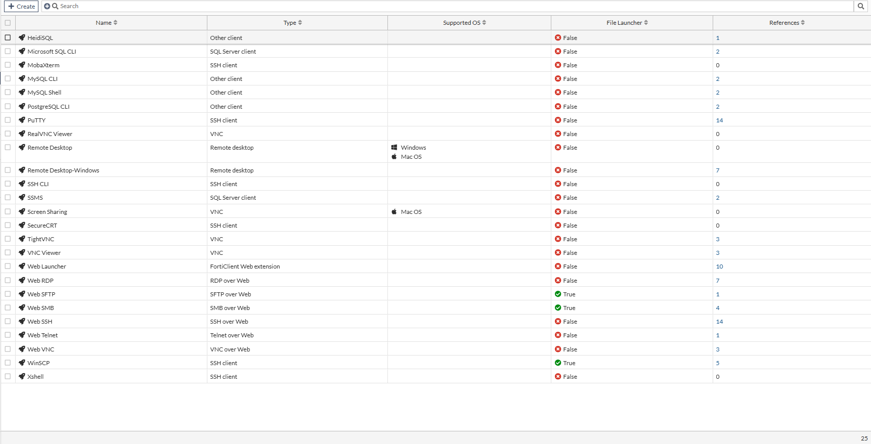 Launchers | FortiPAM 1.5.0 | Fortinet Document Library