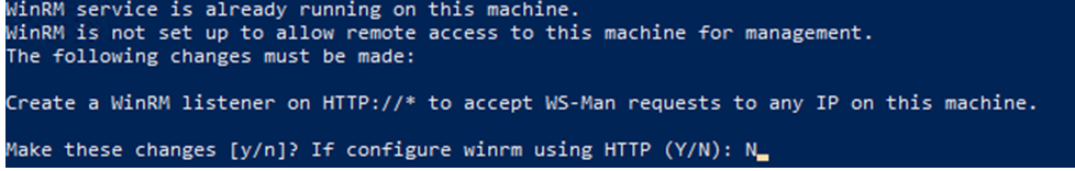 Appendix L: WinRM configuration for Windows server | FortiPAM 1.5.0 | Fortinet Document Library