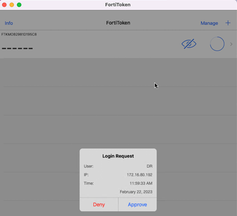2FA with FortiToken example | FortiPAM 1.5.0 | Fortinet Document Library