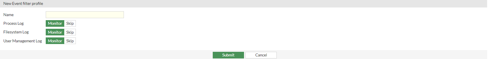 Creating an event filter profile | FortiPAM 1.5.0 | Fortinet Document ...