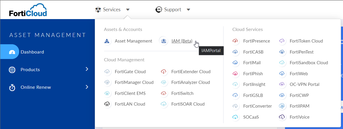 Adding IAM users | FortiAnalyzer Cloud 7.0.10 | Fortinet Document Library