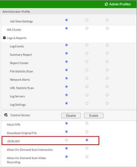 Configuring FortiSandbox on-premise | FortiEDR/XDR 6.2.0 | Fortinet Document Library