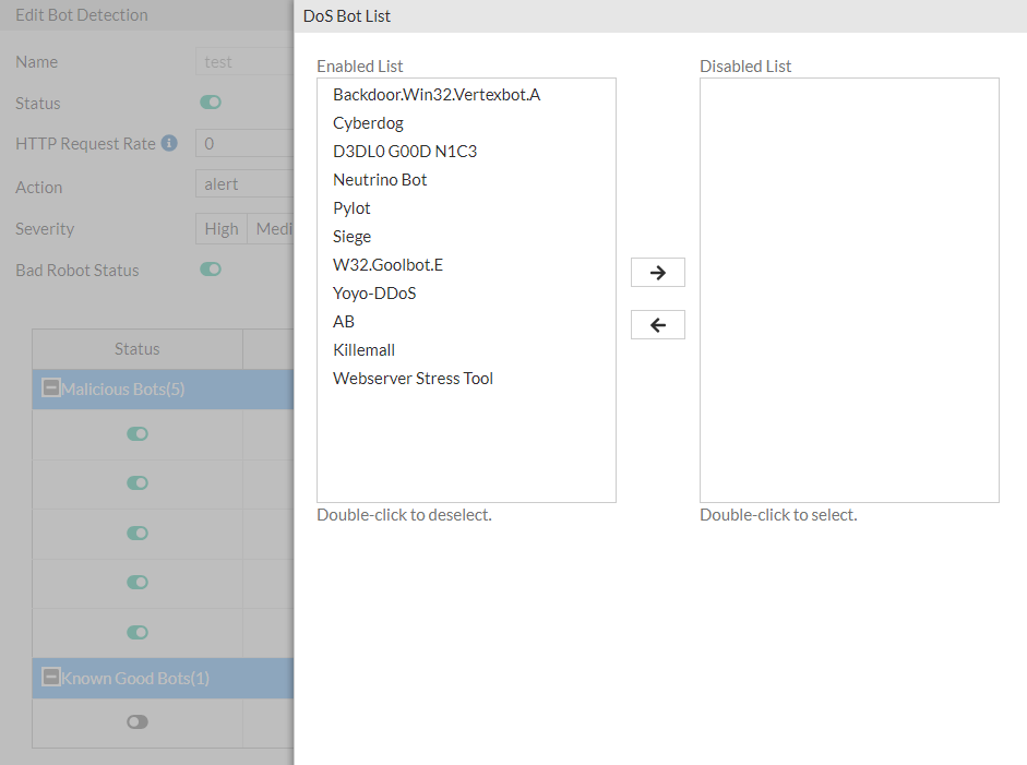 Bot Detection enhancement | FortiADC 7.6.0 | Fortinet Document Library