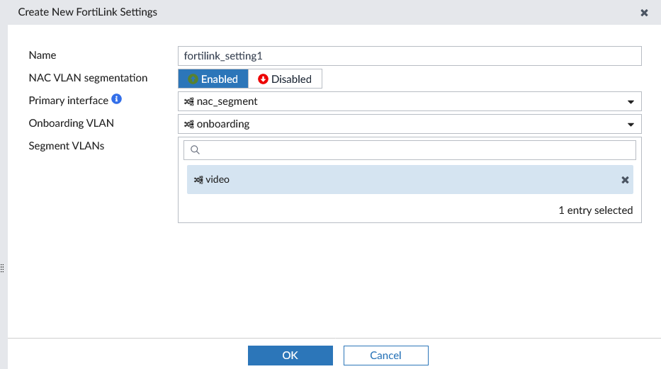 FortiLink settings | FortiManager 7.6.2 | Fortinet Document Library