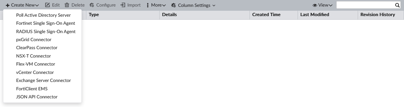 Creating VMware vCenter connectors | FortiManager 7.6.2 | Fortinet Document Library