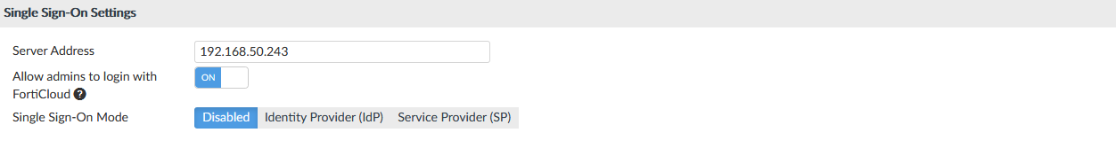 FortiCloud SSO admin authentication | FortiManager 7.6.2 | Fortinet ...